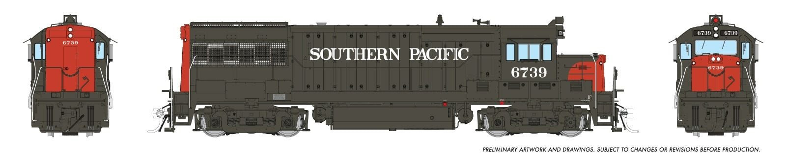 Rapido ~ HO Scale ~ Frisco SLSF GE U25B #804 ~ ESU DCC Sound ~ 35528