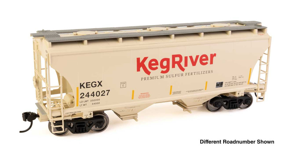 WalthersMainline ~ HO Scale ~ 39' Trinity 3281 2-Bay Covered Hopper ...