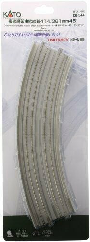 Kato N UniTrack Double Track Super Elevated Curved Viaduct 414/381mm 16 ...