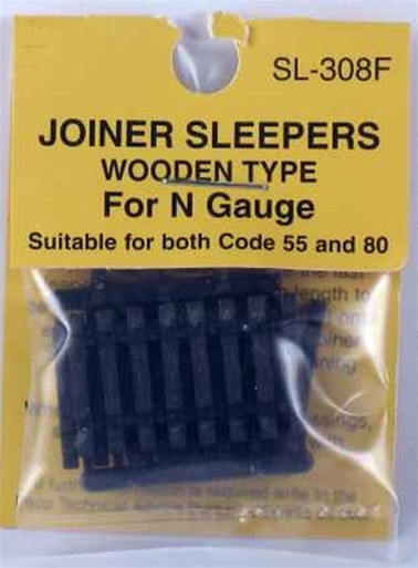 Peco ~ N Scale ~ Code 55 & 80 ~ Wood Joiner Ties (24 pcs) ~ SL-308F ...