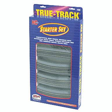 Atlas ~ HO Scale ~ True Track Train Starter Set (20 pcs) ~ 488 - Iron ...