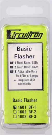 Circuitron ~ Alternating Flasher For LEDs or Lamps ~ Adjustable Rate BF ...