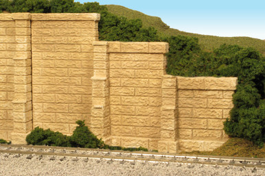 Monroe Models ~ HO Scale ~ Tapered Wing Walls Sand Stone Block (2 pcs ...
