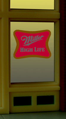 Miller Engineering ~ HO or O Scale ~ Miller Window sign ~ 7777 - Iron ...