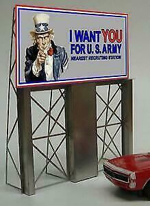 Miller Engineering ~ Uncle Sam Billboard ~ 882151 - Iron Planet Hobbies