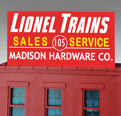 Miller Engineering ~ HO or O Scale ~ Madison Hardware Animated ...