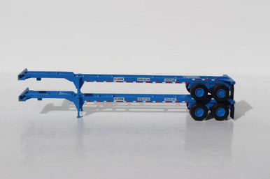 Jacksonville Terminal JTC ~ N Scale ~ NYK LINE (blue) 40' CHASSIS for ...