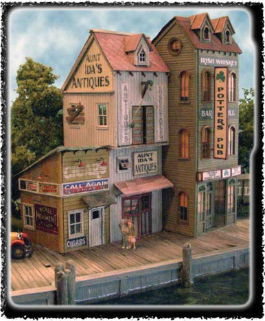 Bar Mills LLC ~ HO Scale ~ Potters Pub ~ Laser-Cut Wood Kit ~ 1440 ...
