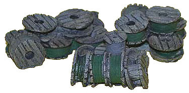 Bar Mills LLC ~ HO Scale ~ Wire Cable Spool ~ 3 Groupings of Spools ...