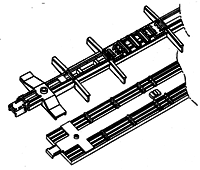 Details West ~ HO Scale ~ Underframe ~ 50' "Evans 20" Cushion with ...
