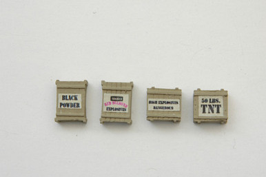 JL Innovative Design ~ HO Scale ~ Custom Explosives/TNT Crates ~ Tan ...