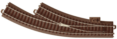 Trix ~ HO Scale ~ C-Track - Curved ~ Right Turnout ~ 30 Degrees ...