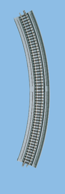 TomyTec Co LTD ~ N Scale ~ Overhead Viaduct Curved Track HC354-45 ~ Fine Track ~ 13-15/16" 354mm ...