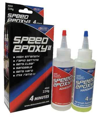 Deluxe Materials Ltd ~ All Scale ~ Speed Epoxy II ~ 4-Minute Set Time ...