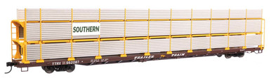 Walthers Mainline ~ HO Scale ~ 89' Flatcar w/Tri-Level Shielded Auto ...
