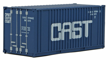 Walthers SceneMaster ~ HO Scale ~ 20' Corrugated Container with Flat ...