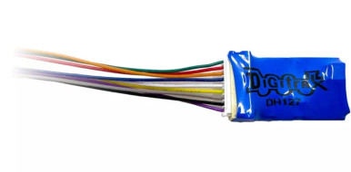 Digitrax ~ DH127D ~ 1.0 Amp Economy HO Scale Wired Mobile Decoder