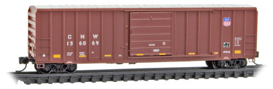 Micro Trains ~ N Scale ~ Union Pacific Ex CNW Boxcar ~ #156069 ~ 02500406