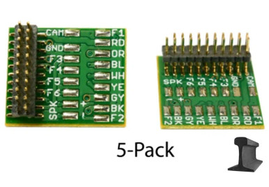 TCS ~ 21 Pin Hardwire Plug With Solder Pads ~ 5 Pieces ~ 1653 - Iron ...