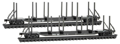 Micro Trains ~ N Scale ~ Georgia-Pacific ~ Evans 65' 100-Ton Log Car ...