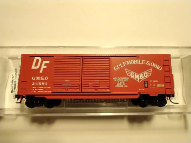 Micro Trains ~ N Scale ~ GMO 40' Double Door Box Car #24584 ~ 06800530 ...