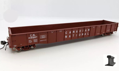 Rapido HO Scale ~ New 52' 6" Mill Gondola ~ Canadian National CN #150049 ~ 50049 - Iron Planet ...