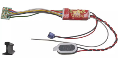 Digitrax ~ N or HO ~ DCC Sound Decoder & Speaker 8 Pin Plug ~ SDN147PS ...