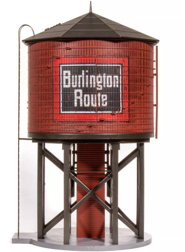 Broadway Limited ~ HO Scale ~ CB&Q Operating Water Tower W/Sound ...