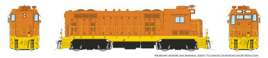 Rapido ~ HO Scale ~ CF7 w/ Square Cab ~ Painted, Orange ~ DC/Silent ...