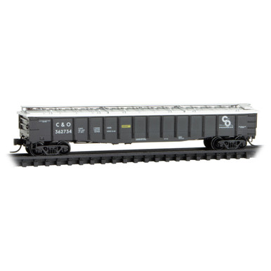 Micro Trains ~ N Scale ~ CNW 65' Mill Gondola with Wrapped Tree ~ 10700100
