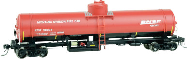Roka ~ HO Scale ~ Montana Division Fire GATC Tank Car ~ ATSF/BNSF ...