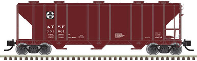 Atlas ~ N Scale ~ Master ~ PS-4000 3-Bay Covered Hopper ~ Atchison ...