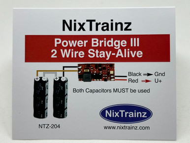 NixTrainz ~ Power Bridge III 2 Wire Stay Alive ~ Multi Scale ~ NTZ-204