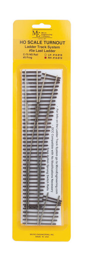 Micro Engineering ~ HO scale ~ Code 70 #5e Last Ladder Turnout ~ Ladder ...
