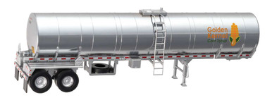 Walthers SceneMaster ~ HO Scale ~ Food Grade Tank Trailer ~ Golden ...