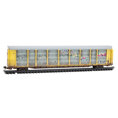 Micro Trains ~ N Scale ~ CNW 65' Mill Gondola with Wrapped Tree ~ 10700100