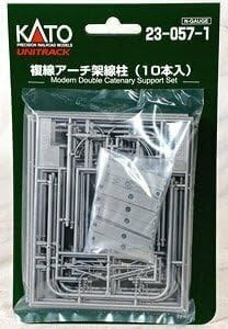 Kato ~ N Scale ~ UniTrack Modern Double Track Catenary Support Poles ...