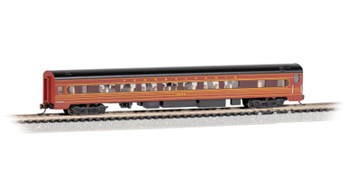 Bachmann ~ N Scale ~ 85' Smooth-Side Coach ~ Pennsylvania Railroad ...