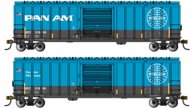 Bachmann ~ N Scale ~ ACF 50'6" Outside-Braced Boxcar ~ Pan Am Railways ...
