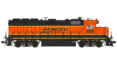 Class One Model Works ~ HO Scale ~ EMD GP40-2 1A3 ~ BNSF #3000 ~ DC/DCC ...