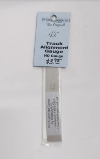 Ribbonrail ~ HO Scale ~ 5" Track Alignment Gauges - Curved ~ 170-15
