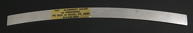 Ribbonrail ~ HO Scale ~ 5" Track Alignment Gauges - Curved ~ 170-15
