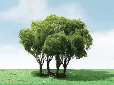 JTT Scenery Products ~ Privet Trees ~ 1-3/4 - 2" / 4.4 - 5.1cm Tall ~ 3 ...