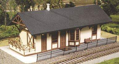Atlas ~ HO Scale ~ Maywood Train Station ~ Kit ~ 720 - Iron Planet Hobbies