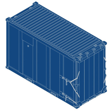 Atlas ~ HO Scale ~ Trainman ~ 20' High-Cube MSW Trash Container 4-Pack ...