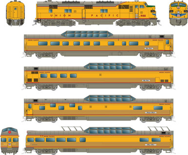 Rapido ~ HO Scale ~ EMD E7 ~ Union Pacific Set ~ DCC Sound ~ 210014 ...