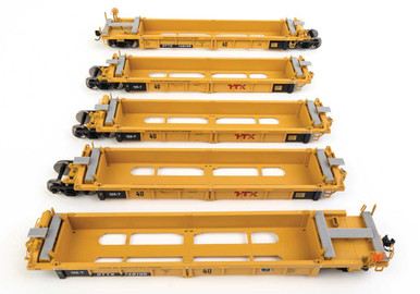 WalthersMainline ~ HO Scale ~ Thrall 5-Unit Rebuilt 40' Well Car ~ TTX ...
