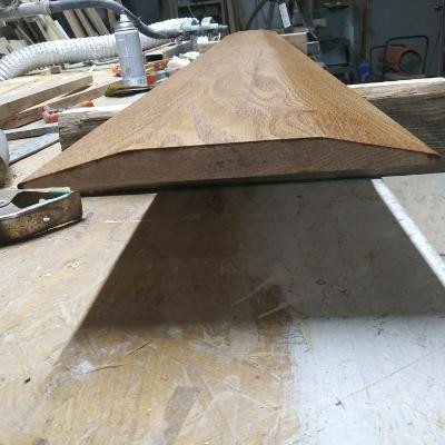 large oak wood threshold transition floor remoldel