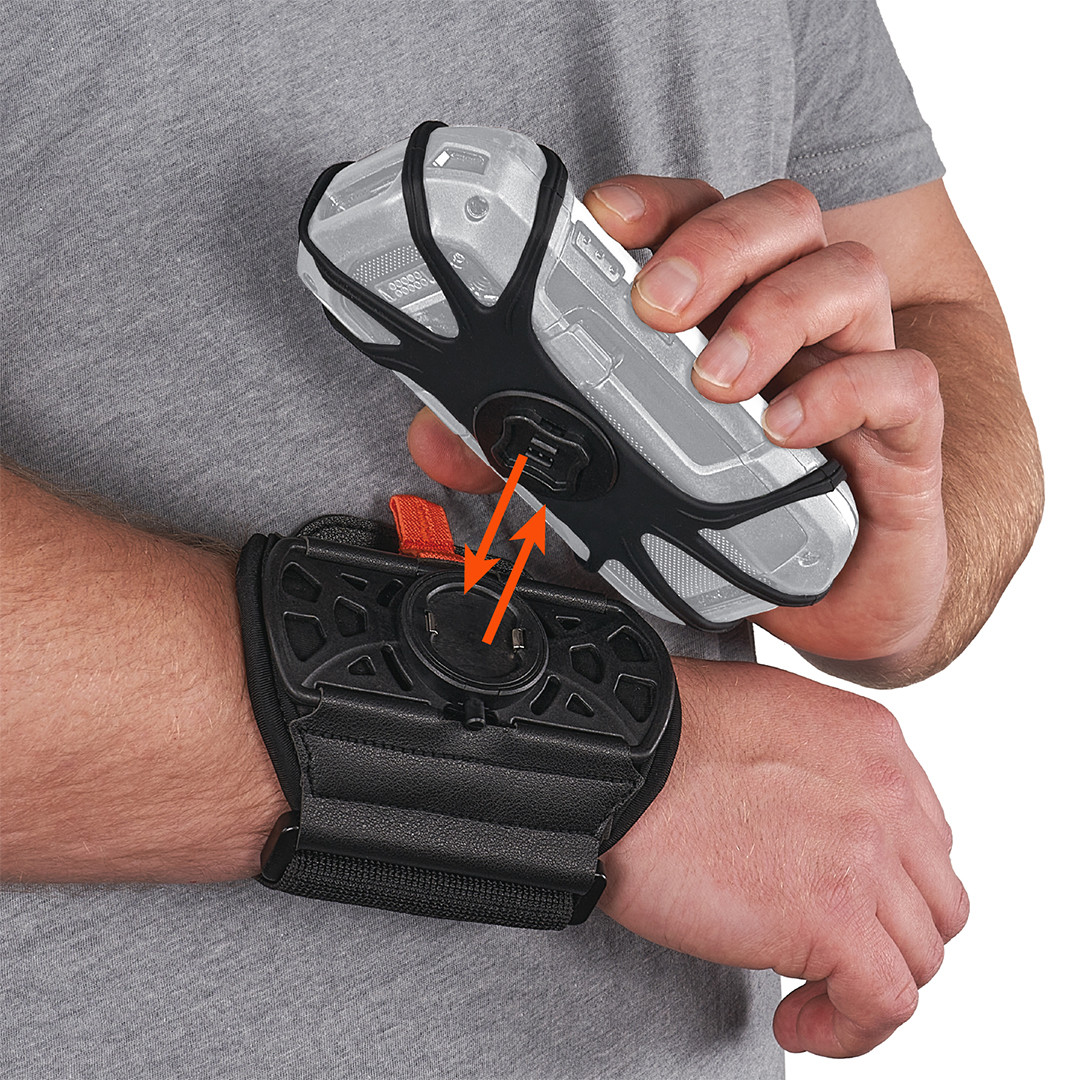 Black Arm Wrist Scanner Mount, Large - Premier Safety