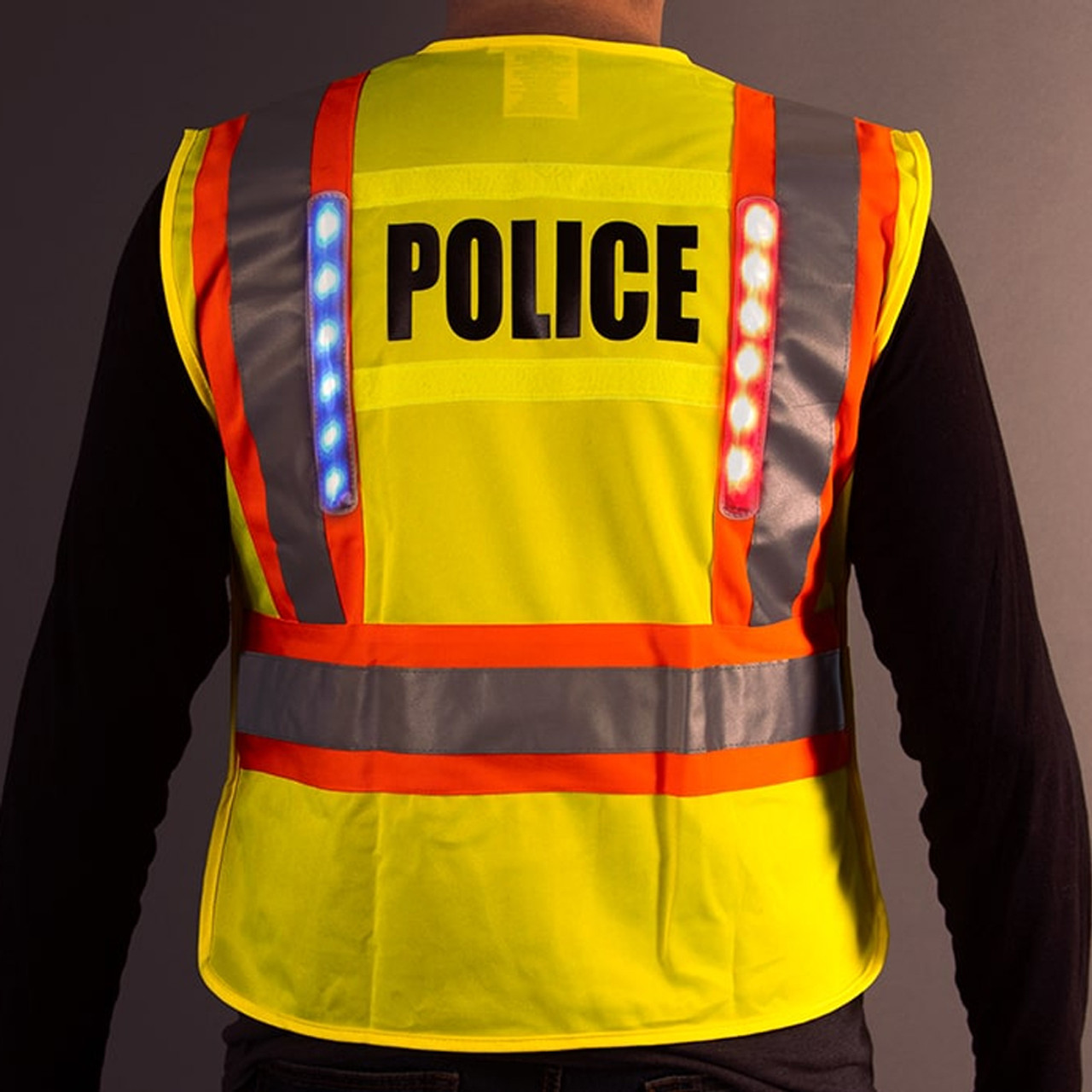 Hi Vis Led Safety Vest Class 2 Public Safety 3xl Premier Safety